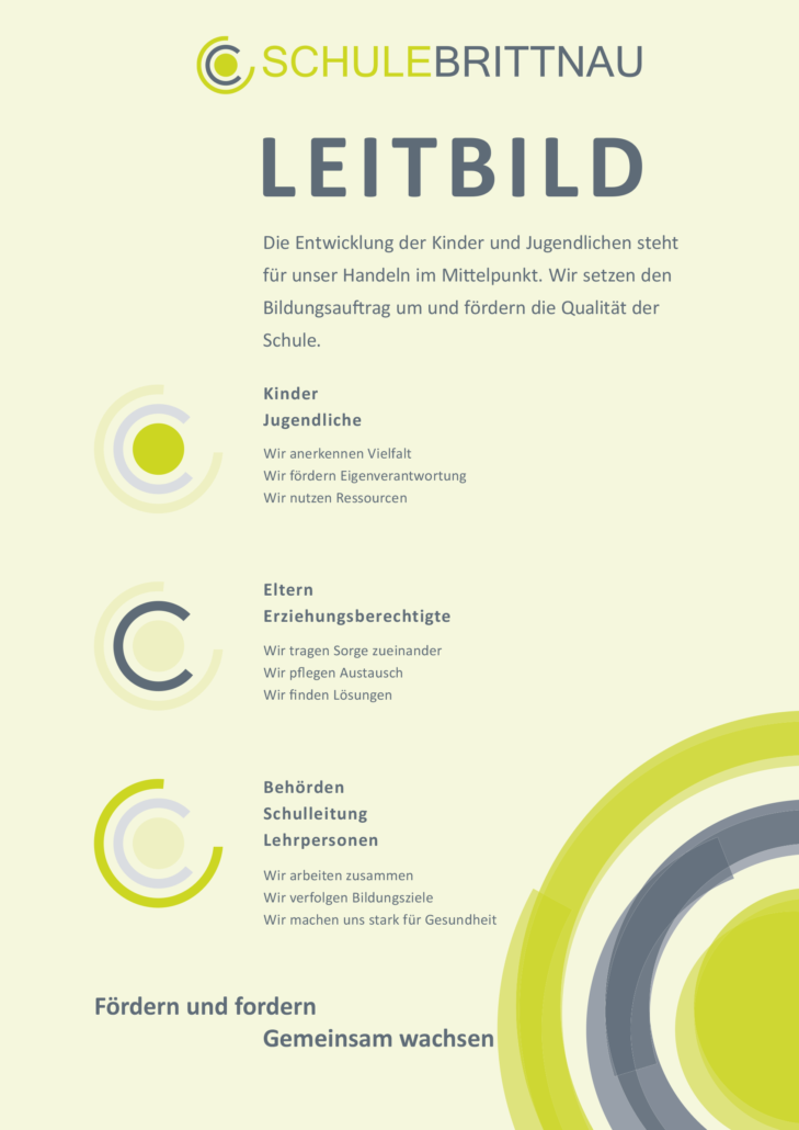 Unsere Schule - Schule Brittnau